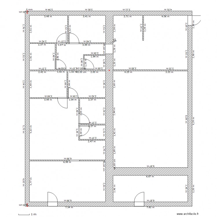 maison 200m2 - Plan dessiné par filou635
