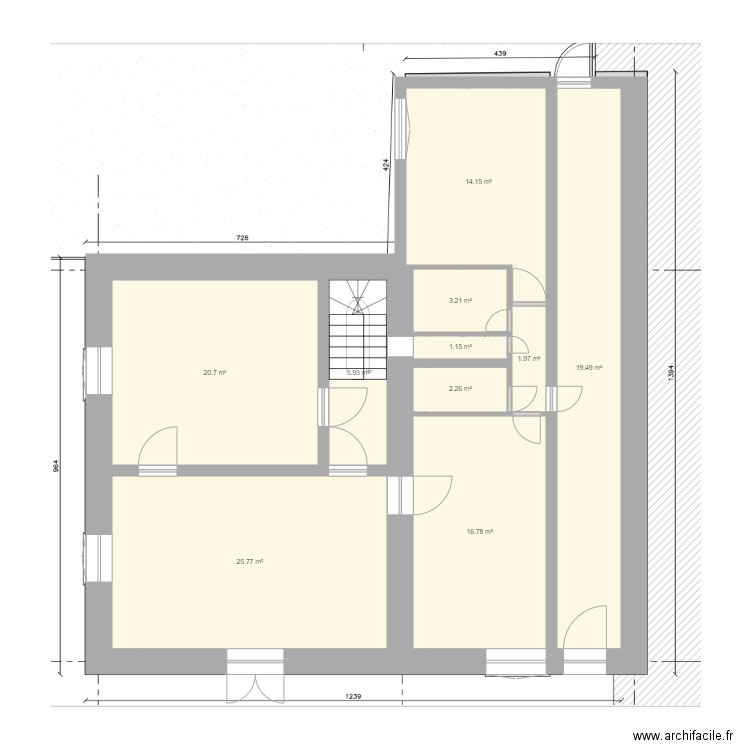 RDC Base - Plan dessiné par Mas Baries