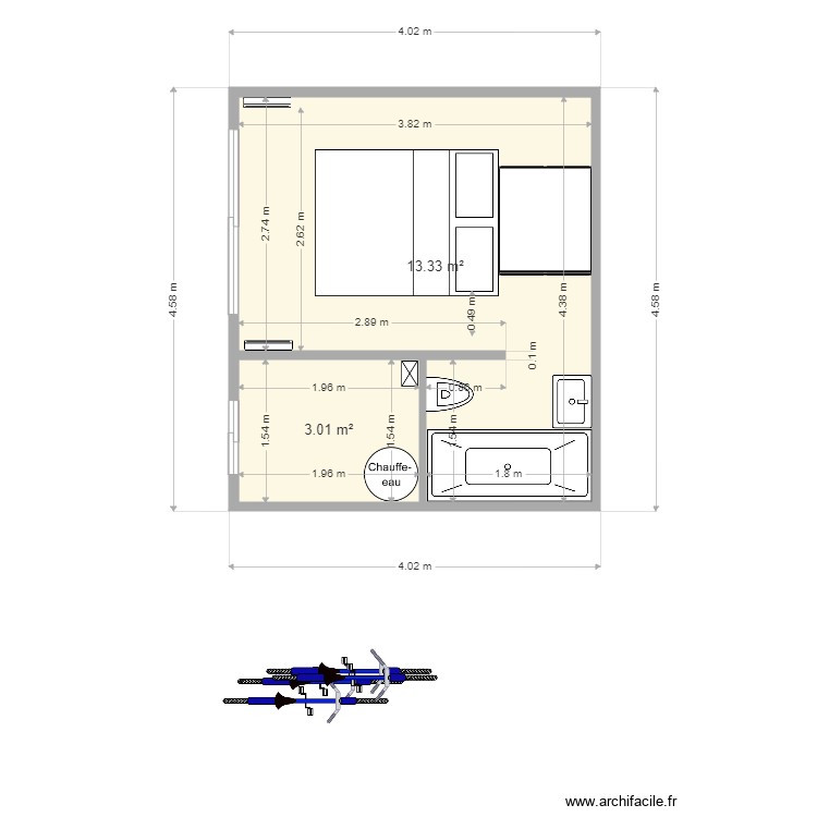 Plan – PLAN CABANON – Par jeromelasserre ️ | ArchiFacile