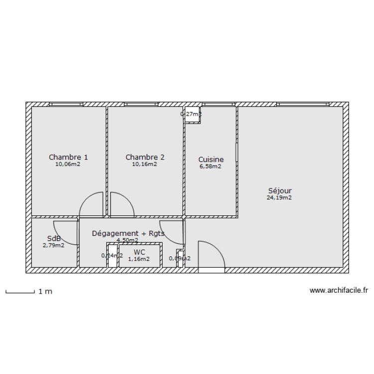 Plan – F3 - Voisins – Par lyloula78 ️ | ArchiFacile
