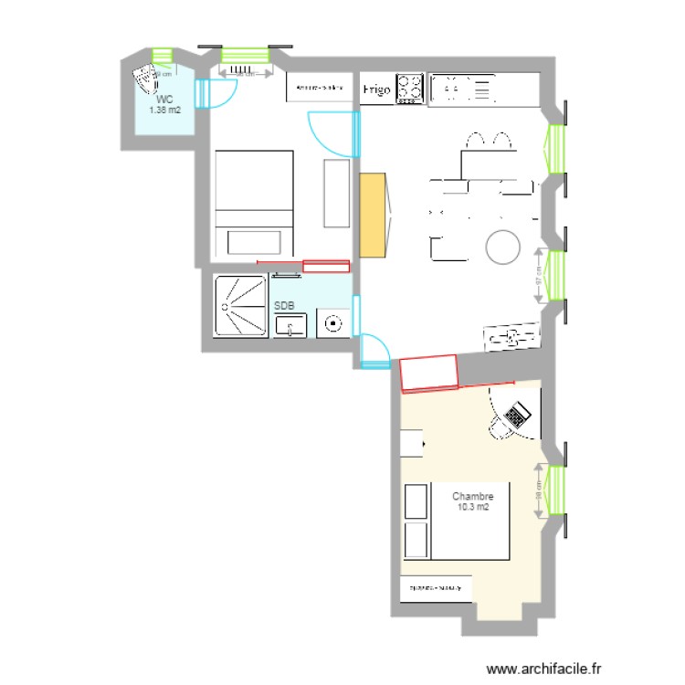 mouans sartoux 3 - Plan dessiné par robert...