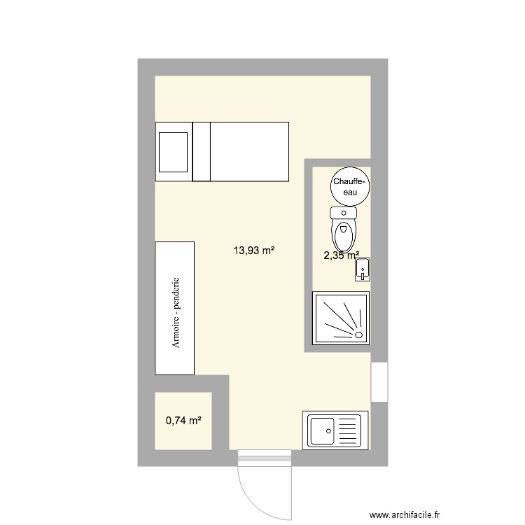 Studio 18eme - Plan dessiné par BimbaFerry