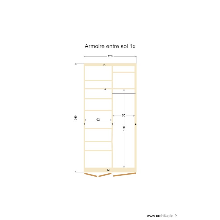 armoire Entresol - Plan dessiné par Gietty60