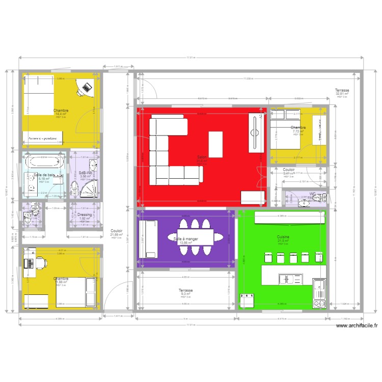 Plan meuble - Plan dessiné par AbCol