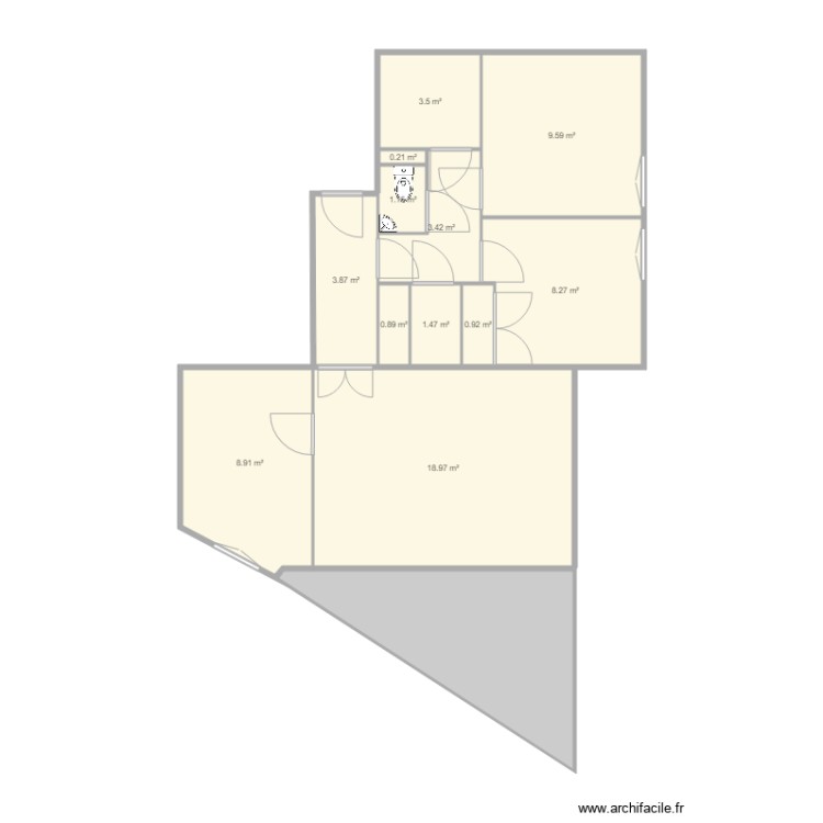 Plan – Plan Val Claret – Par scorbucci ️ | ArchiFacile