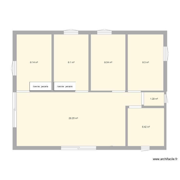 plan au sol - Plan dessiné par sandesc
