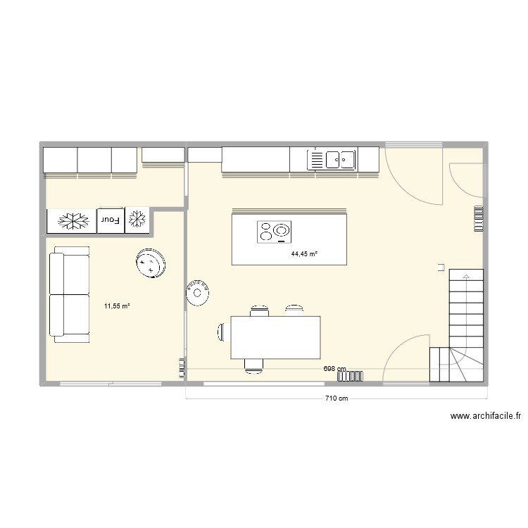 cuisine2 - Plan dessiné par lorava