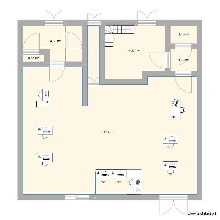 Plan – plan magasin 3 – Par leajarmic ️ | ArchiFacile