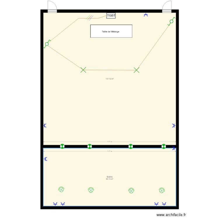 Scene - Plan dessiné par Mexwell