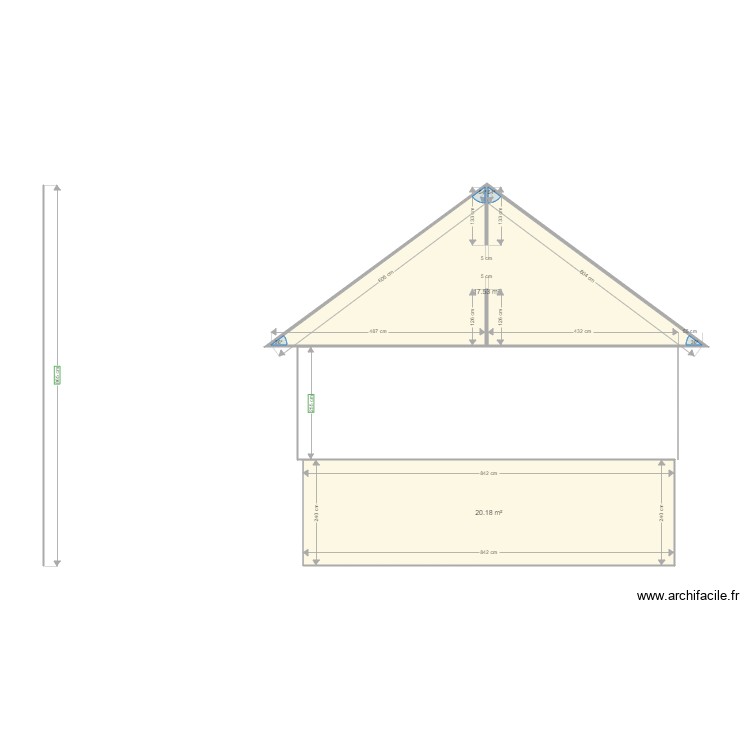 Plan – pignon – Par valjojo ️ | ArchiFacile