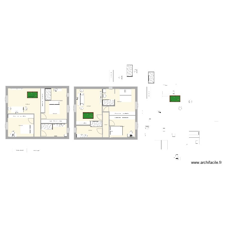 Plan – 65 m2 – Par seb4382 ️ | ArchiFacile