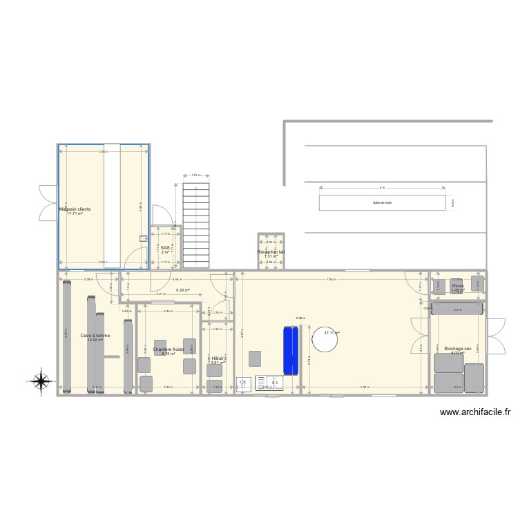 Plan – Ferme – Par lefromager ️ | ArchiFacile