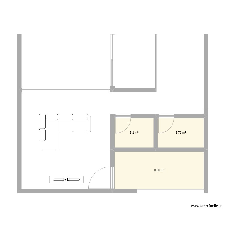 proyecto sala - Plan dessiné par EPalacios