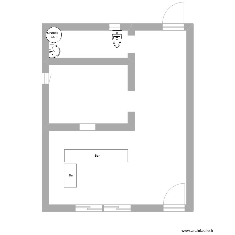 26 pvc - Plan 1 pièce 31 m2 dessiné par Samia01