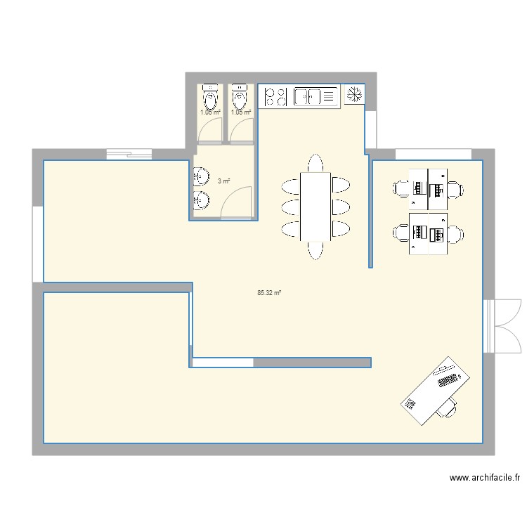 plan rds - Plan dessiné par jihed158