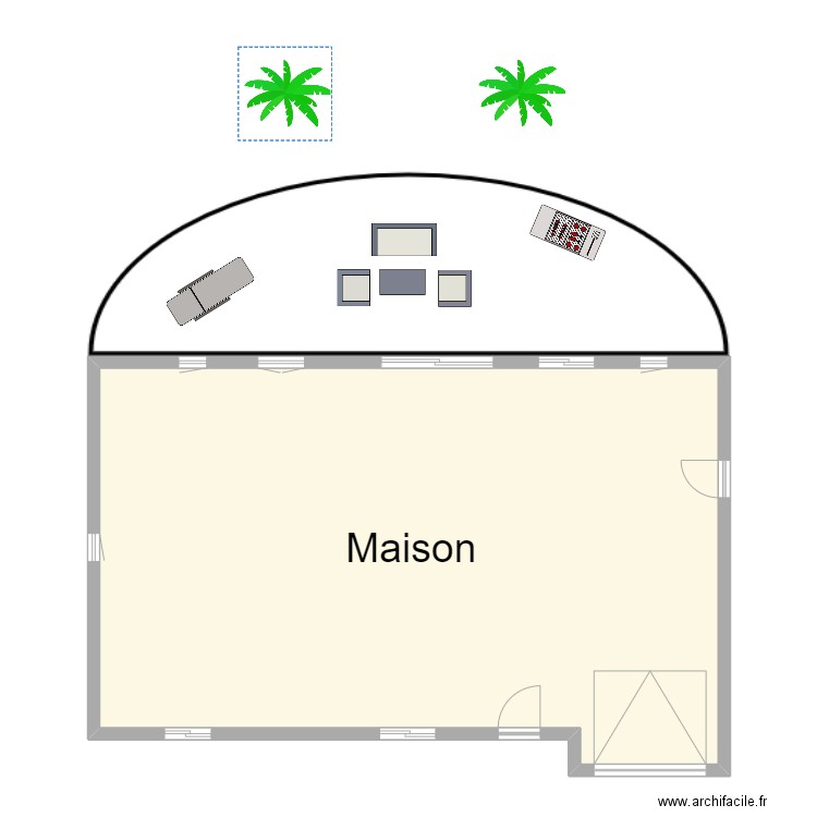 plan terrasse - Plan dessiné par Tito41