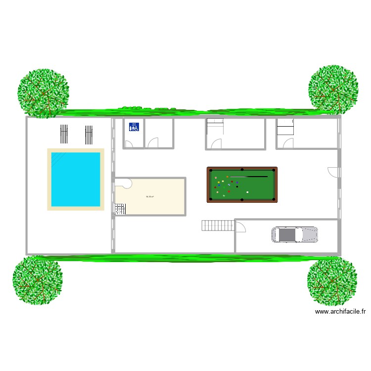 tim - Plan 1 pièce 16 m2 dessiné par timeo prime