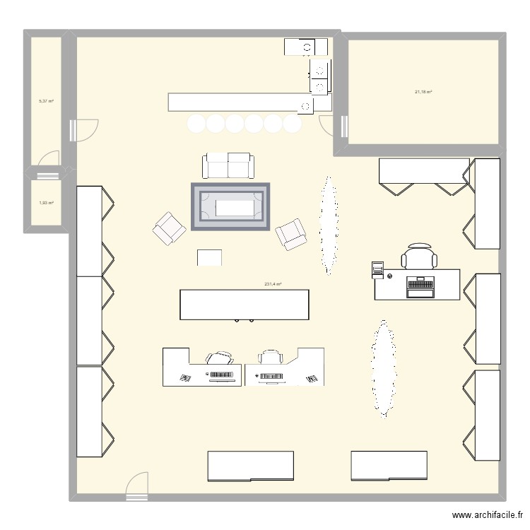 plan magasin - Plan dessiné par AngeMary