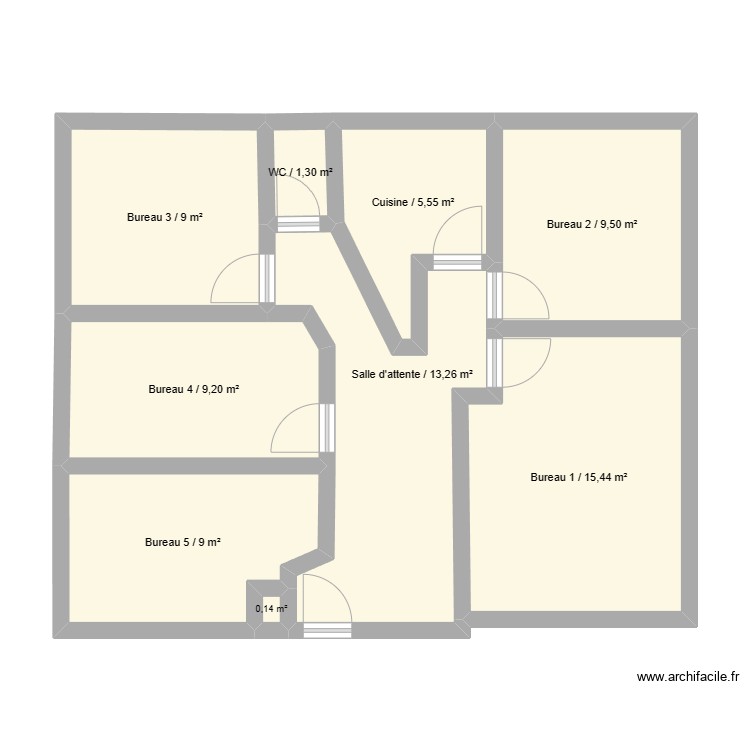 Plan locaux prof 23102023 - Plan dessiné par Pontoise2023