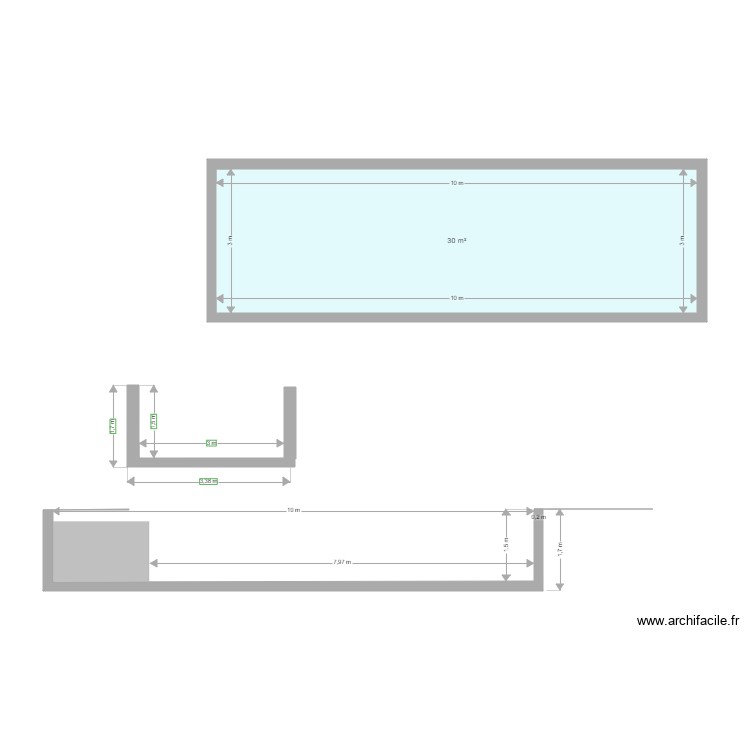 Plan – Plan en coupe piscine DP3 – Par DubHar ️ | ArchiFacile