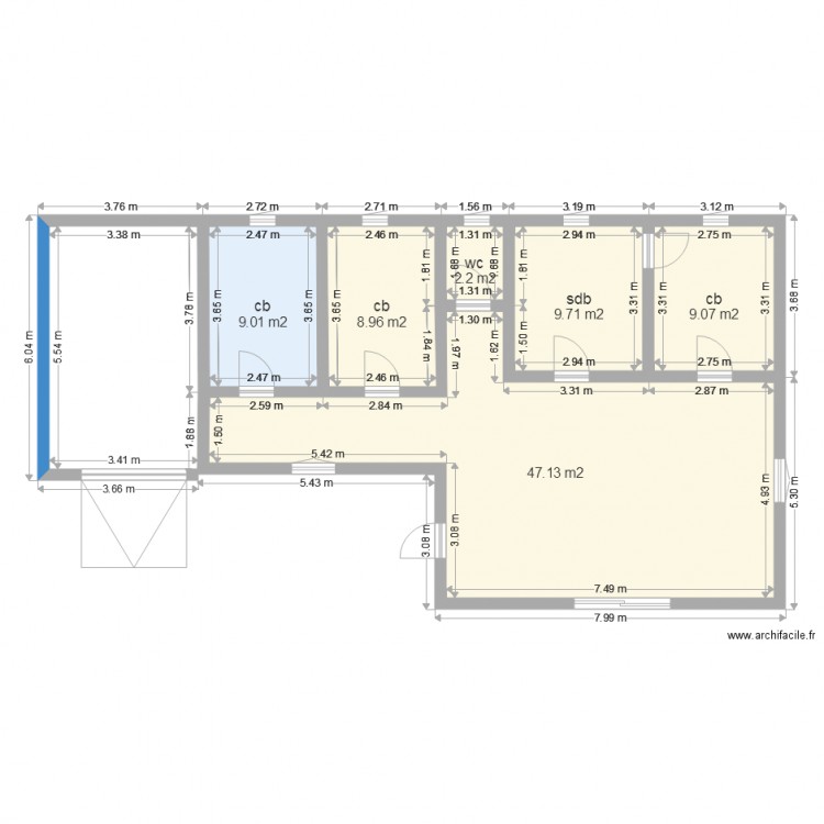 steven - Plan dessiné par MATHILDE NAEL
