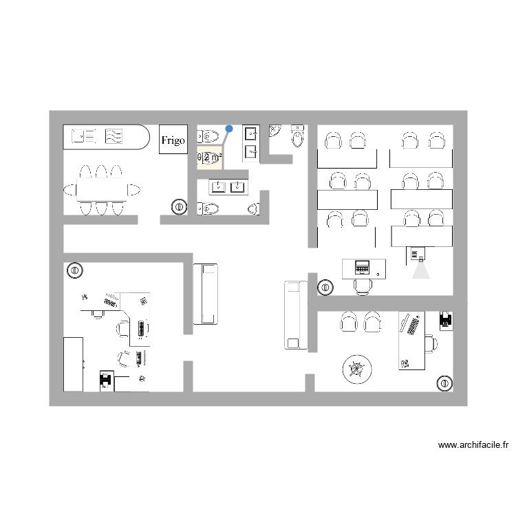 ecole de conduite - Plan 1 pièce 0 m2 dessiné par reby12