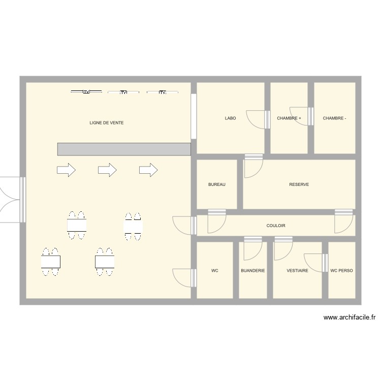 Plan – Plan Restaurant – Par wilsontrost ️ | ArchiFacile