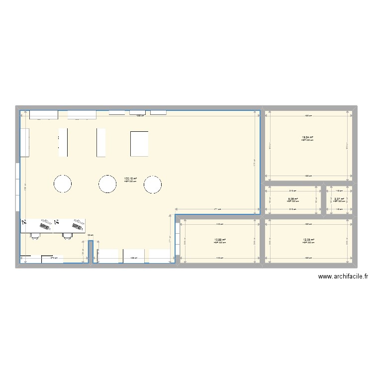 plan magasin 2 - Plan dessiné par MarcDepee