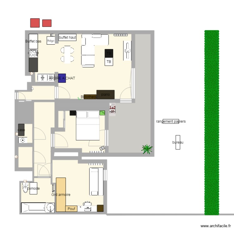 Plan – apparte – Par ben02m ️ | ArchiFacile