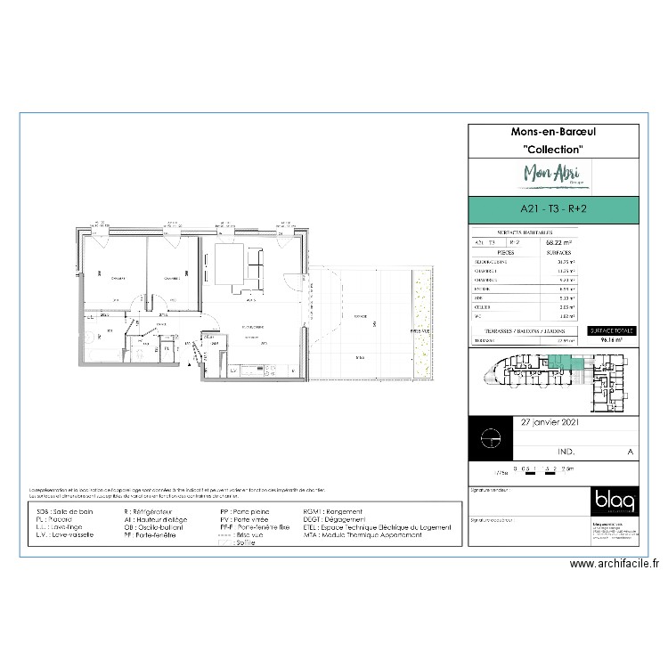 Mons - Plan dessiné par Tlahey