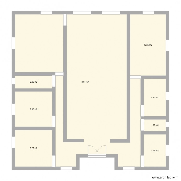 plan rdc - Plan dessiné par sams176