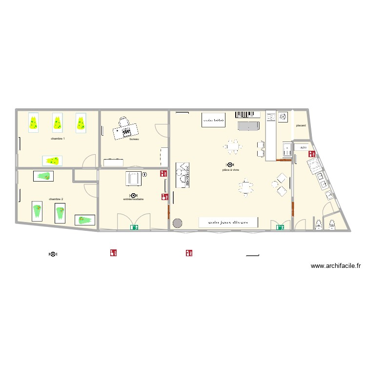 plan mam dossier sécu - Plan 9 pièces 133 m2 dessiné par cynlsl