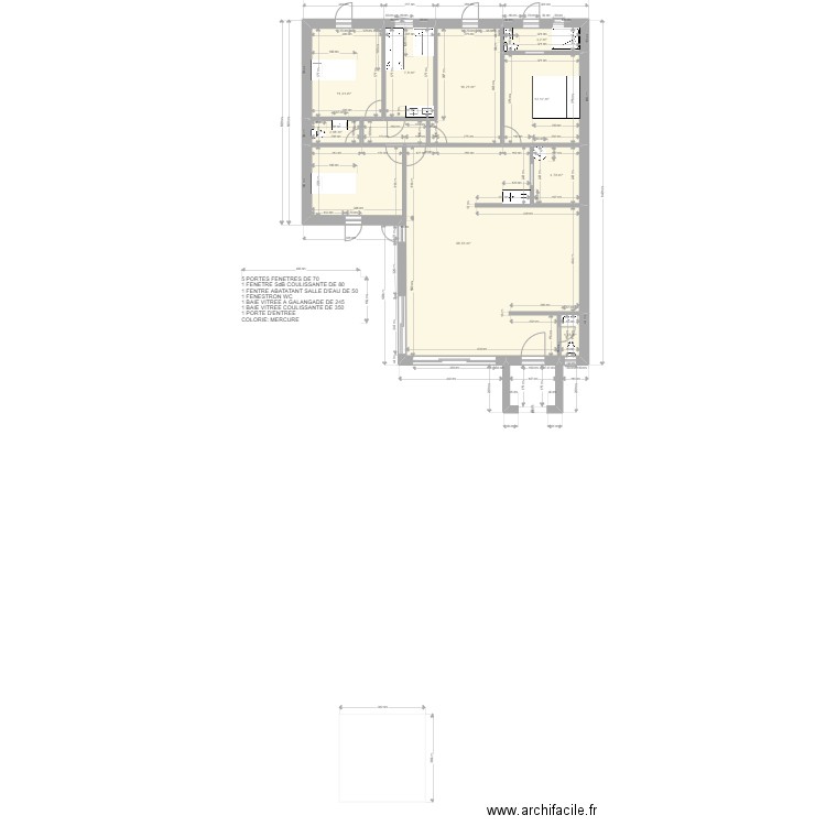 PLAN (menuiseries) - Plan dessiné par Branid13