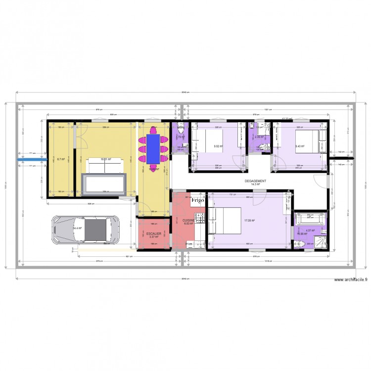 PLAN DU RDC - Plan dessiné par cnkoue