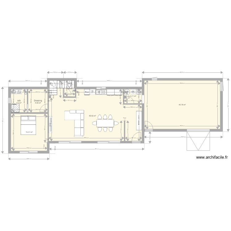 Plan – Maison T4 – Par J3LO ️ | ArchiFacile