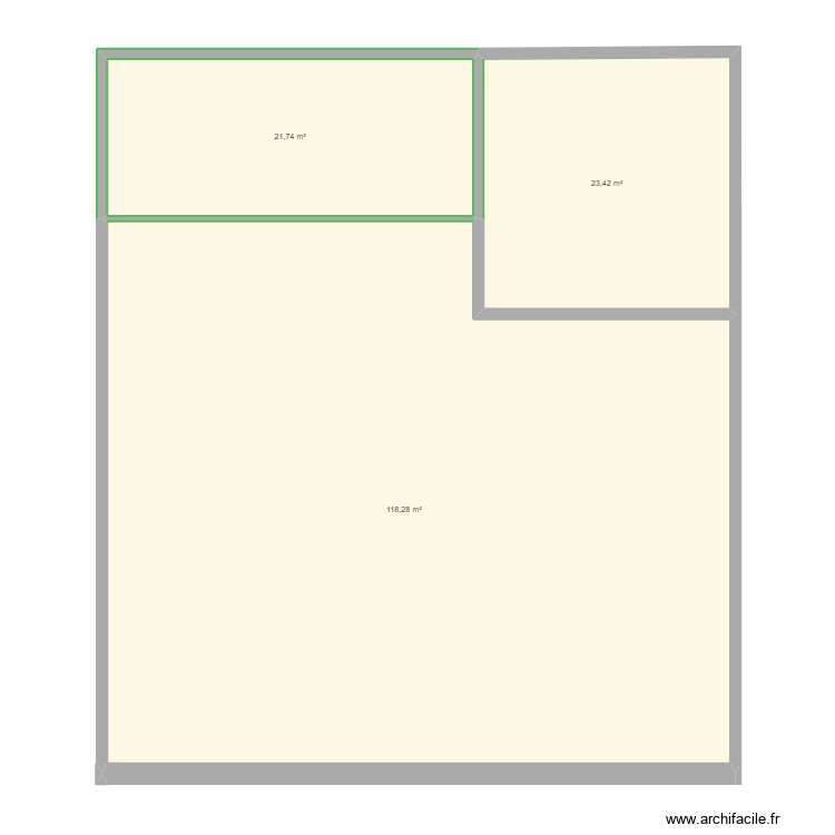 errahma - Plan 3 pièces 163 m2 dessiné par aithra