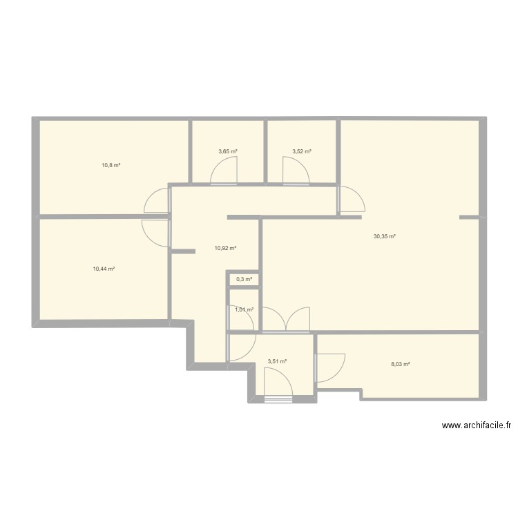 Plan cachan - Plan dessiné par Grouze