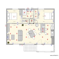 Plan électrique et schéma électrique d'une maison avec ArchiFacile