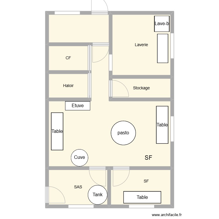 Plan – plan fromagerie lcag – Par natalia-dlh ️ | ArchiFacile