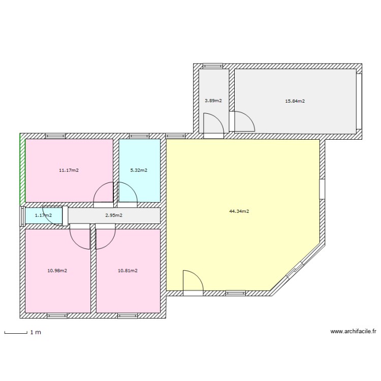 Plan – Maison T4 plein-pied – Par malaury ️ | ArchiFacile