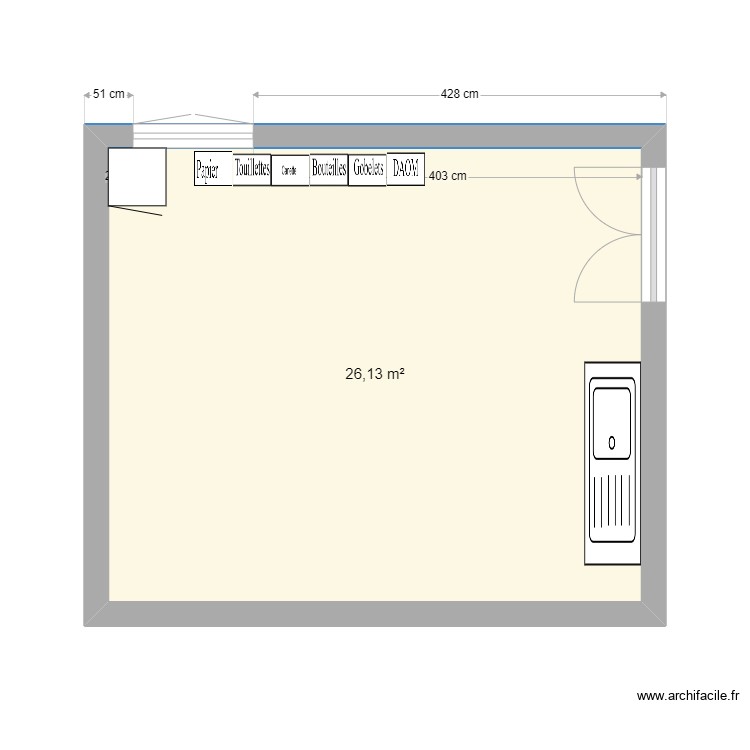Plan – Refectoire Safran – Par ogsama ️ | ArchiFacile