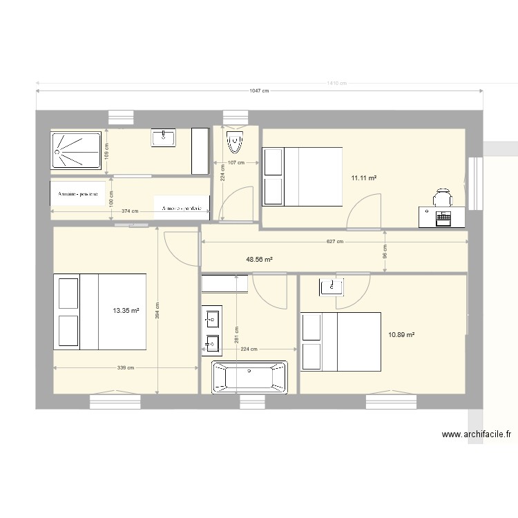 clos - Plan dessiné par oliviervac