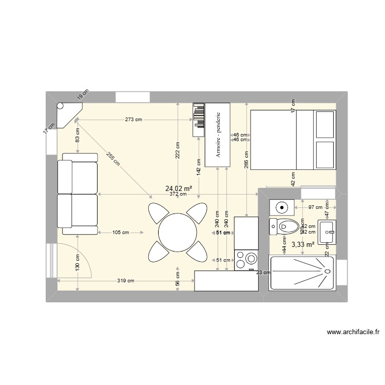 studio JAVNAT - Plan dessiné par javieresteban