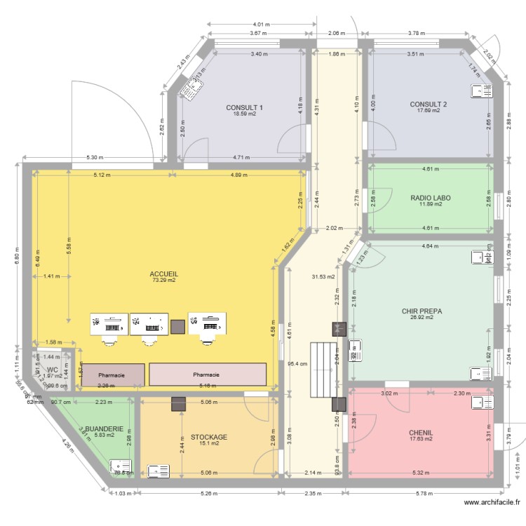 Plan 8 Cotes - Plan dessiné par guillaume88