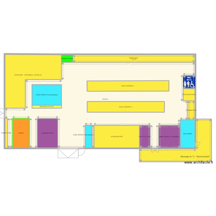 Plan – PLAN DEPOT – Par Anis... ️ | ArchiFacile