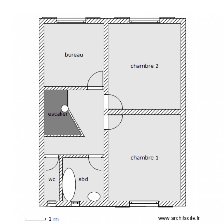 etage entressen - Plan dessiné par tassou
