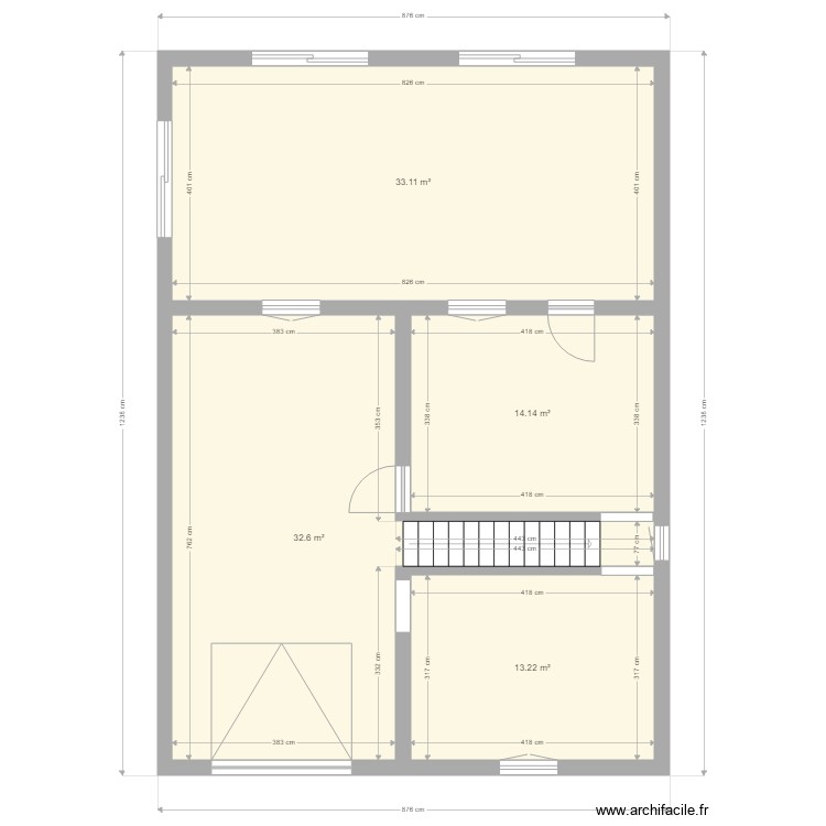 plan sous sol - Plan dessiné par Nico7758