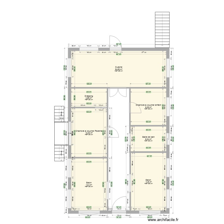 dar - Plan dessiné par chafiki