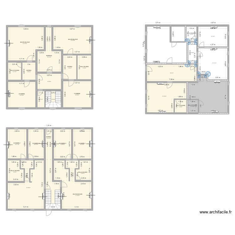 PLAN THIONVILLE - Plan 19 pièces 247 m2 dessiné par HAKAN57