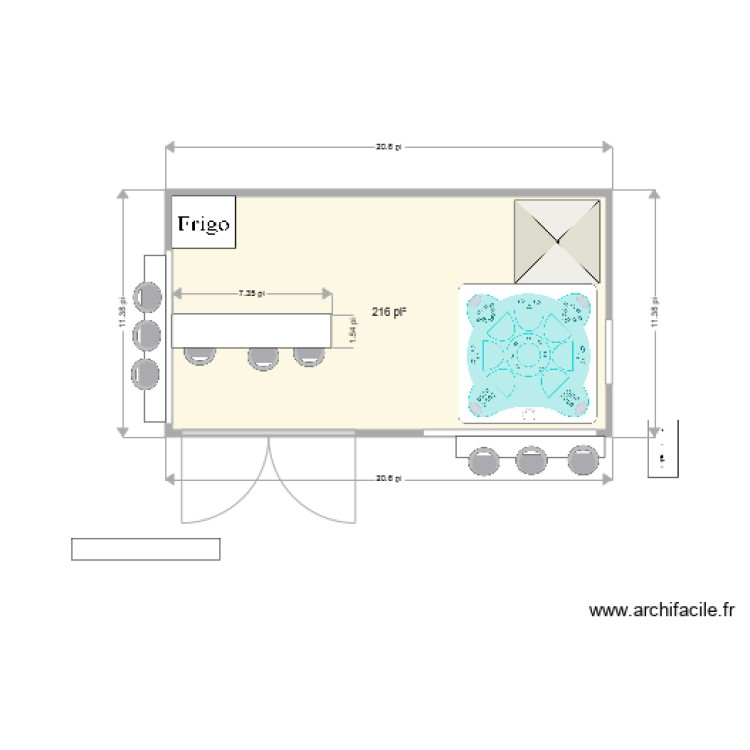 Plan – minibar – Par debbiedostie ️ | ArchiFacile